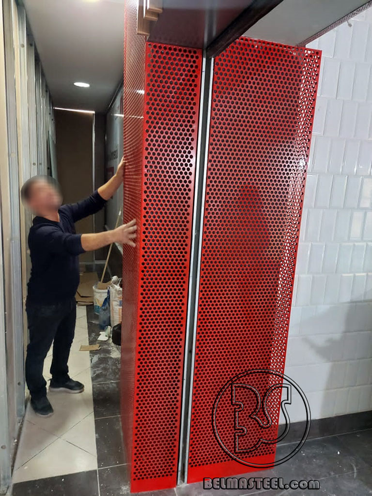 Habillage Facade en Tôle Perforée